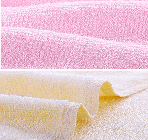 YiYaYo Absorbent Washcloths Bamboo Towel Set 10 Pack for Bathroom-Hotel-Spa-Kitchen Multi-Purpose Fingertip Towels & Face Cloths 12'' x 12''