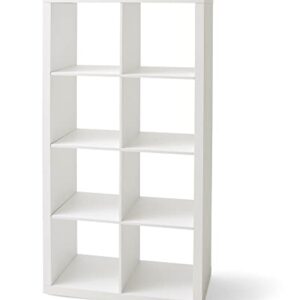 JANDH 8-Cube Storage Organizer (Color : White Texture)