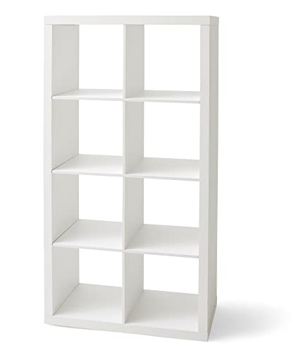 JANDH 8-Cube Storage Organizer (Color : White Texture)