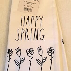 Rae Dunn Easter Happy Spring Kitchen Towel/ Set of 2 pieces/16 “ x 26”