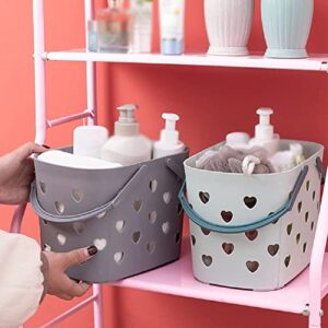 Ochine Portable Shower Caddy Tote Bag Plastic Shower Caddy Basket Basket Shower Caddies Bag Storage Box Bathroom Organizer