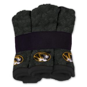 ncaa missouri tigers six piece wash cloth set