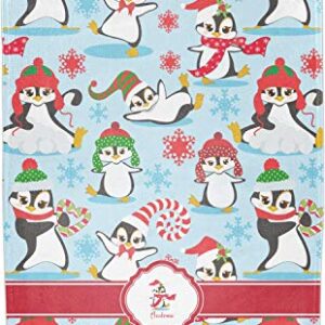 RNK Shops Christmas Penguins Finger Tip Towel - Full Print (Personalized)