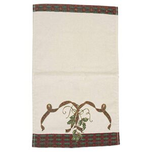 lenox holiday nouveau gold cloth fingertip towel