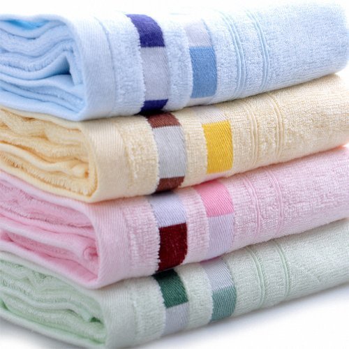 Moolecole 4-Pieces Towels Hand Towels for Bathroom Towels Sets 13"x30"(32cmx76cm), 400 Gram