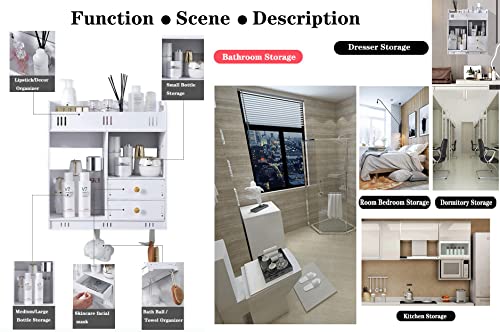 AIDLGPPCP Bathroom Wall Cabinet Bathroom Cabinet Small Bathroom Wall Cabinet Medicine Cabinets Bathroom Countertop Cabinet Stylish Bathroom Countertop Cabinet with Medicine and Wall Cabinet Features