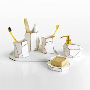 wykdd phnom penh ceramic bathroom five-piece set nordic bathroom toilet couple wedding wash set