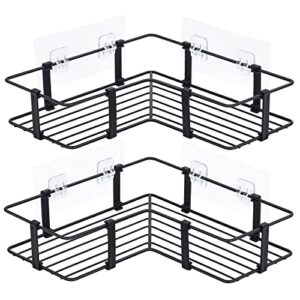 adhesive plastic shower caddy bathroom shower basket shelf wall mounted no drilling shower storage rack organizer caddy wall shelf