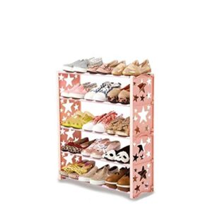 dingzz shoe rack shelf storage standing shoe organizer stand shelf decoration home shoe rack (color : e)