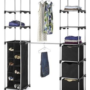 Whitmor Deluxe Double Rod Adjustable Closet Organization System