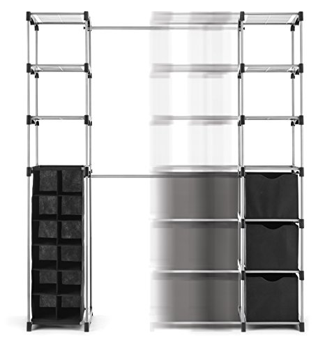 Whitmor Deluxe Double Rod Adjustable Closet Organization System