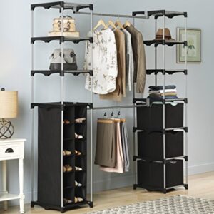 Whitmor Deluxe Double Rod Adjustable Closet Organization System