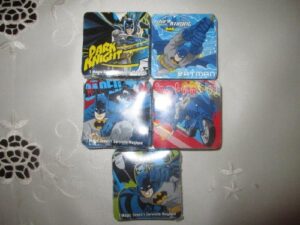 batman magic grow washcloth (set of 5 batman washcloth) by disney