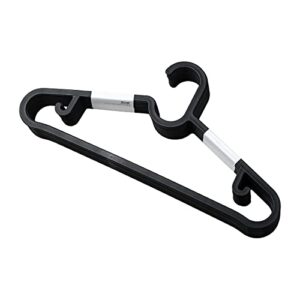 spruttig pack of 10 black plastic hangers hook and bar fixed hook ikea