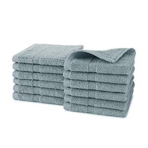 martex purity towel set, bath washcloths, white 12