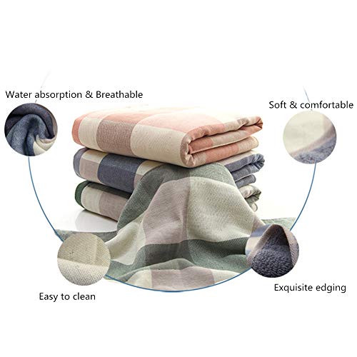 ECRISDOO 6pcs Plaid Dish Towels, Ultra Absorbent & Fast Drying Washcloth Towel, for Kitchen, Bathroom, Hotel, Spa, Multi-Purpose Fingertip Towels, Face Cloths, 12 x 12