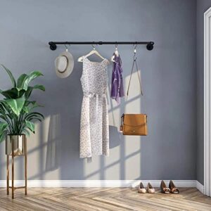 YASEZ Reusable 1 Set Practical Hanging Storage Rack Wrought Iron Clothes Hanger Anti-Scratch for Laundry Room