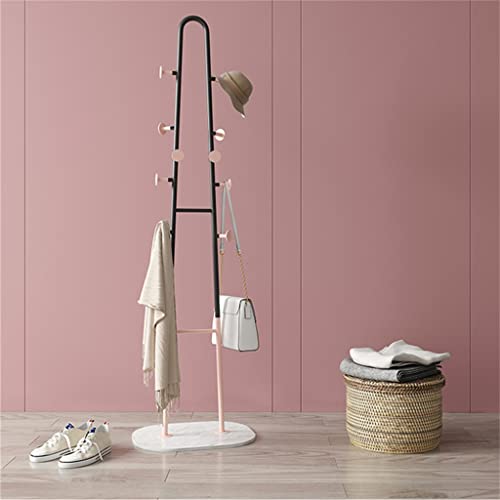 YASEZ Nordic Floor Coat Hanger Bedroom Home Hanger Wrought Iron Hanger Bag Hanger Home Coat Hanger