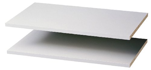 Easy Track 2 Count Closet Shelves, 24 in-(Pack of 2), White