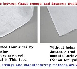 MIKURA Double Gauze Tenugui, Japanese Towel, Ichimatsu (Blue)