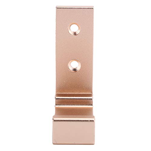 Yosoo 2 Sets Rose Gold Coat Hook, Aluminum Alloy Foldable Adhesive WallMounted Wardrobe Clothes Hanger for Home