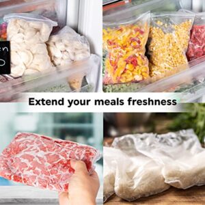 [Pack of 50] Extra Large Bags, Clear Plastic 5 Gallon Bags Reclosable Clear Plastic Zip Bags Resealable Strong Sturdy Food Safe For Organizing, Travel, Shipping, Packaging, Storage, Marinating, Brining Large Turkey Roasts, Meat, Fish, Moving, Organization