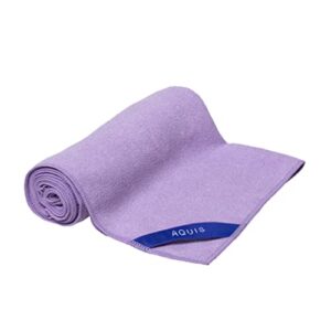 aquis towel hair-drying tool, water-wicking, ultra-absorbent recycled microfiber