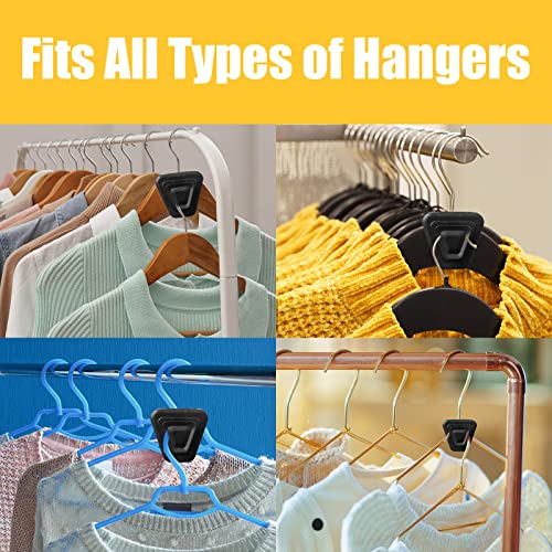 Clothes Hanger Connector Hooks,18 Pcs Clothes Hanger,Space Saving Hanger Hooks,Space Saving Closet Organizers,Wardrobe Organizers and Storage,Space Saving Hanger Extenders for Clothes,Room Essentials