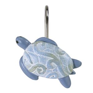 Avanti Linens - Shower Hook Set, Sealife Inspired Bathroom Decor, Set of 12 (Caicos Collection)