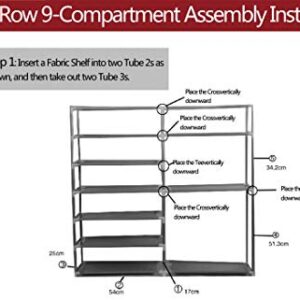 SOONEEDEAR 6 Tier Stackable Shoe Rack Storage Shelves,Portable Boot Rack Double Row Shoe Organizer, Shoe Cabinet Tower with Steel Frame