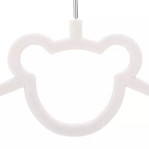 Baby Kids Bear White Velvet Clothes Hangers 30pack