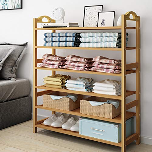 Shoe Bench Shoe Rack 8-Layer Solid Wood Dustproof Wooden Shoe Cabinet for Home Dormitory (Size : 80cm)