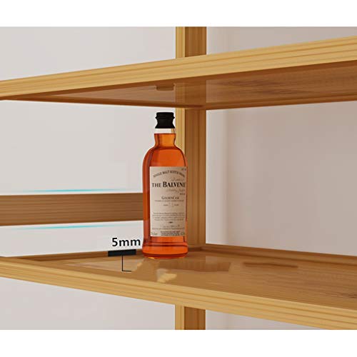 Shoe Bench Shoe Rack 8-Layer Solid Wood Dustproof Wooden Shoe Cabinet for Home Dormitory (Size : 80cm)