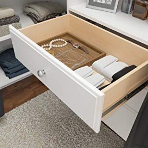 Easy Track 12" Drawer Closet Storage, White