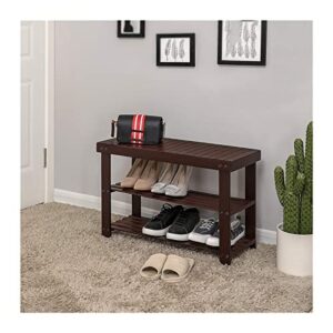 MFCHY Shoe Rack 3 Tiers Shoe Changing Stool Shoe Storage Rack Sitable Storage Rack Shoe Rack