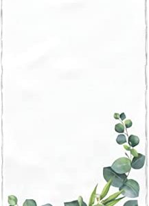 Watercolor Hand Painted Wreath Hand Towel - Green Eucalyptus Leaves Print Bath Bathroom Towel Highly Absorbent Soft Hand Towels