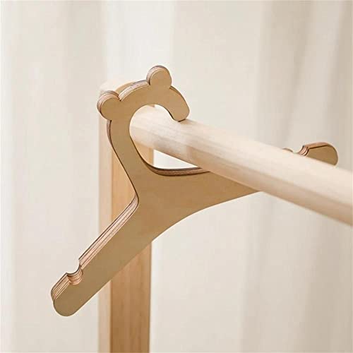 Kid Clothes Hangers Baby Storage Organizer Holder Natural Wooden Hat Hook(10pcs)