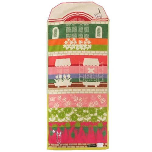 Studio Ghibli Kiki's Delivery Service Face Towel Cotton Flower bed Walk Jiji