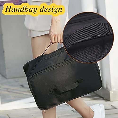 Jaugufiy Hanging Closet Storage Bag Multi-layer Hanging Travel Shelves Suitcase Foldable Hanging Packing Cubes Suitcase Storage Bag for Travel for Wardrobe