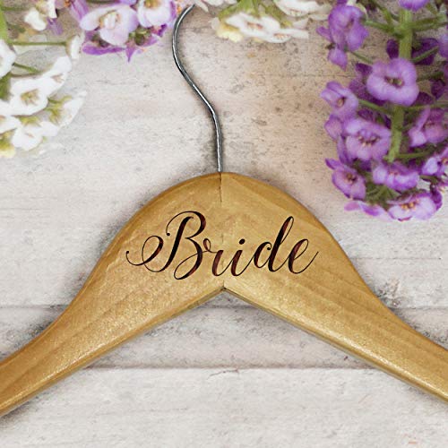 Bridal Party Dress Hanger Gift Favors for Wedding, Bride, Bridesmaid, and More