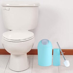 Ejoyous Bathroom Accessories Set 6 Piece Bath Accessory Bathroom Supplies Set with Bin Soap Holder Dish Dispenser Tumbler Toothbrush Holder, Mint Green