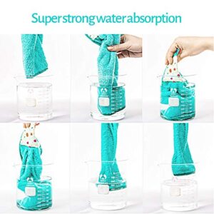 Hand Towel Hanging Kitchen Hand Dry Towel Fast Dry Soft Dish Wipe Cloth for Kitchen Bathroom Use (4 pcs)