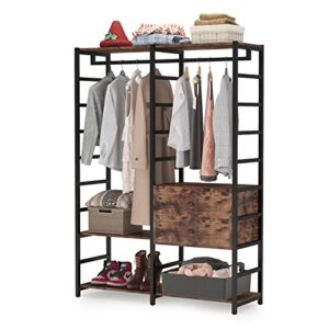 little tree freestanding closet rack, rustic