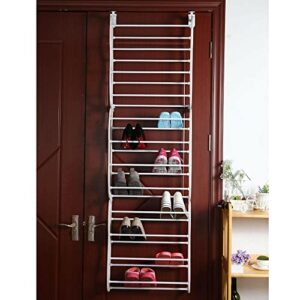 over-the-door 36 pair wall hanging shoe rack organizer holder closet storage