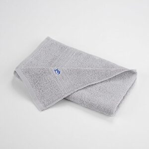 southern tide performance 5.0 hand towel, 16"w x 28"l, harpoon gray