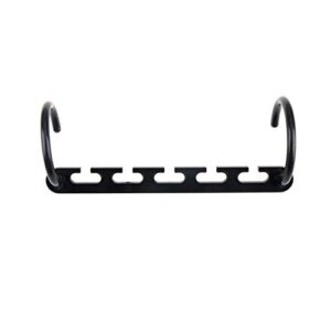 exhilaraz hot new clothes trouser hanger plastic multifunction space saving 5 holes rack organizer black