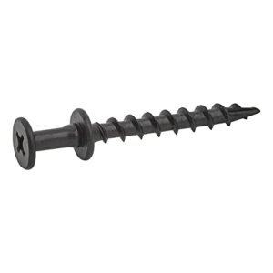 national hardware n260-126 bearclaw hangers double headed screws for multi purpose wall hanging projects up to 30 lbs in drywall, black oxide