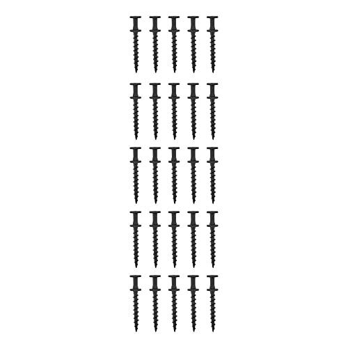 National Hardware N260-126 Bearclaw Hangers Double Headed Screws for Multi Purpose Wall Hanging Projects Up to 30 LBS in Drywall, Black Oxide