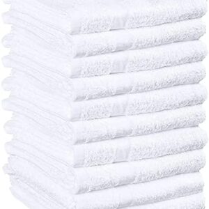 SOFT TEXTILES White Spa Towels for Facials - Salon Towels/Hand Towels Bulk/Facial Towels for Estheticians Soft/Toallas para Salon De Belleza / 16 x 27 Inches/Pack of 12