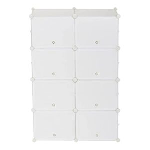 NA 7-Tier Portable 28 Pair Shoe Rack Organizer 14 Grids Tower Shelf Storage Cabinet Stand Expandable for Heels, Boots, Slippers, White